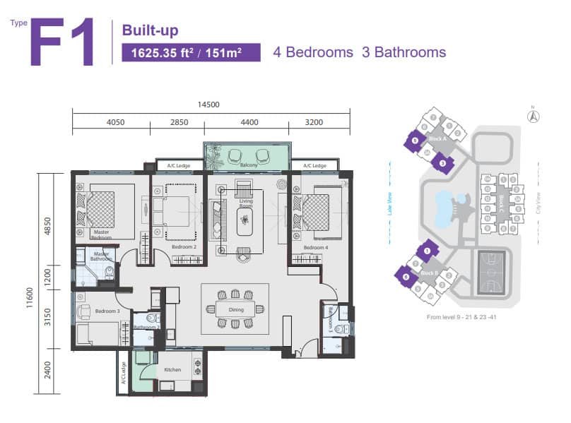 Floor Plan – Lake City KL North